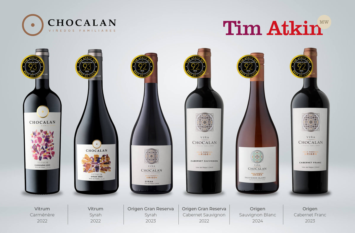 GRANDES PUNTAJES POR TIM ATKIN 2025 – Viña Chocalan